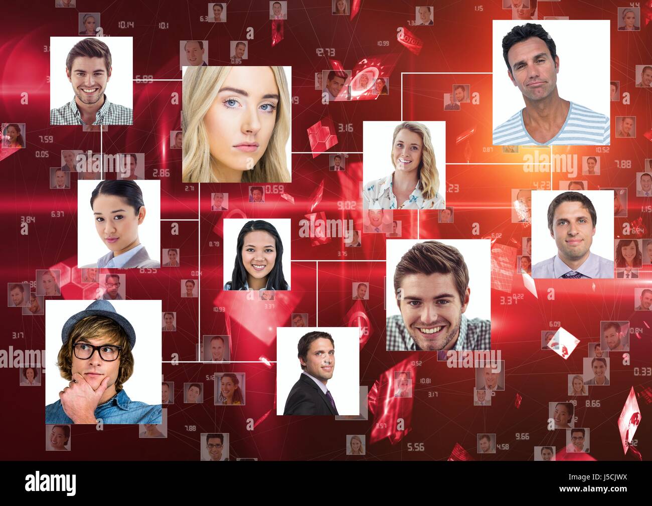 Animation icons people portraits computer hi-res stock photography and ...