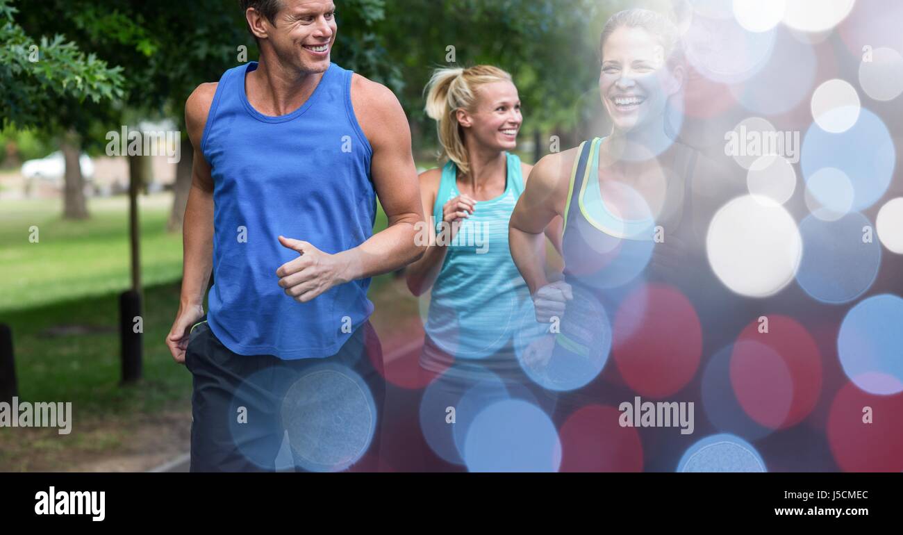 Digital composite friends holding hands hi-res stock photography and ...