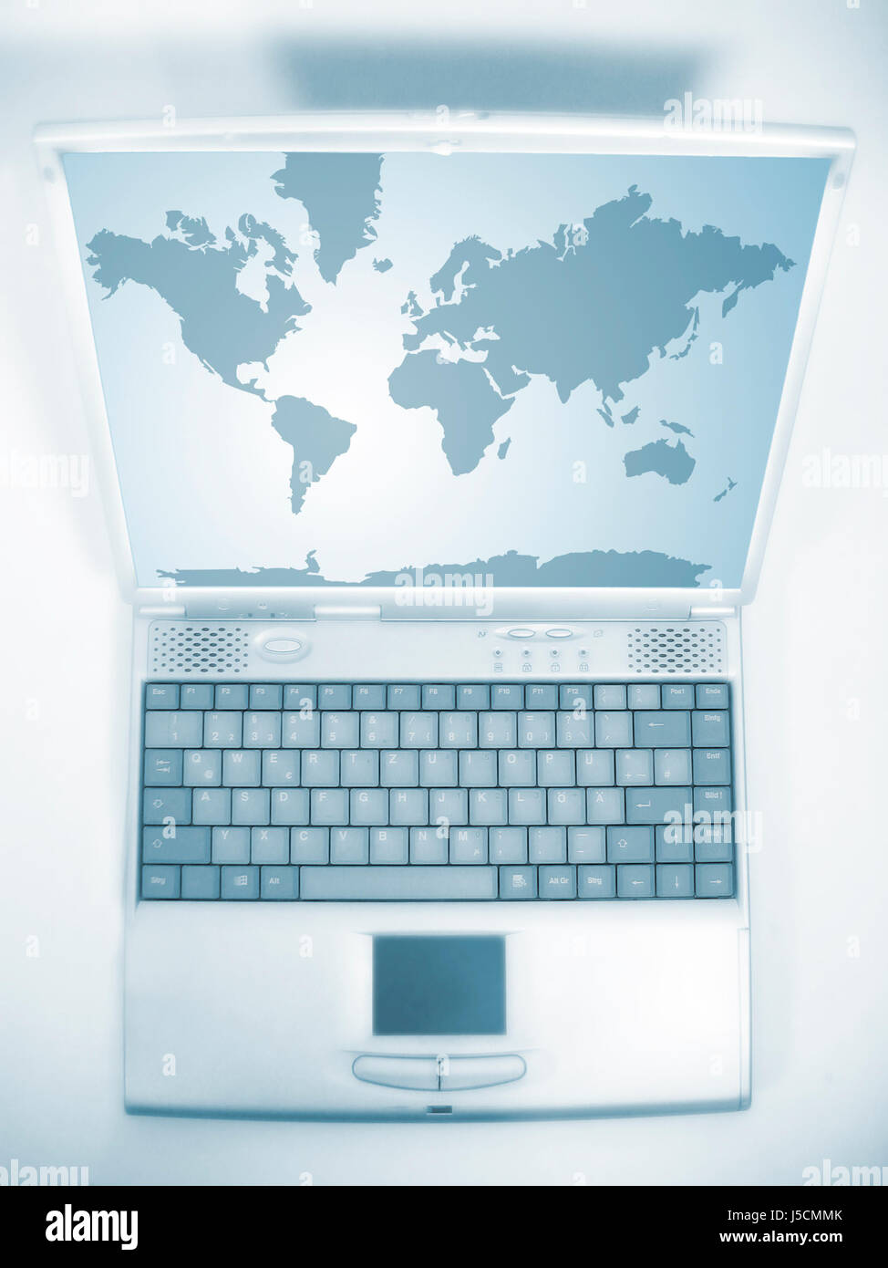 laptop notebook computers computer boundless globe planet earth world ...