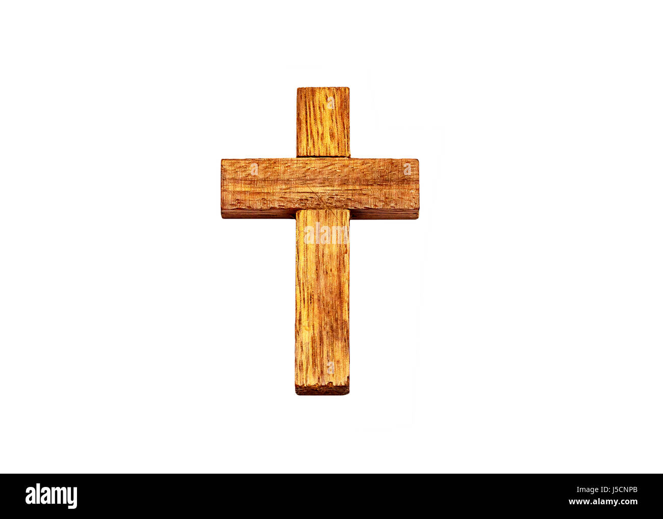 Wooden cross symbol crucifixion Cut Out Stock Images & Pictures - Alamy