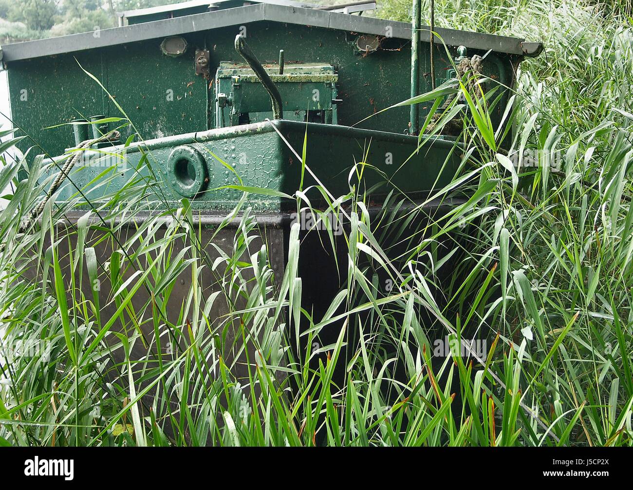 green navigation reed channel ailing transport inoperative wreck pre ...