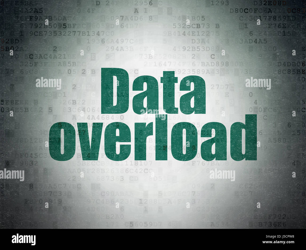 Information concept: Data Overload on Digital Data Paper background ...