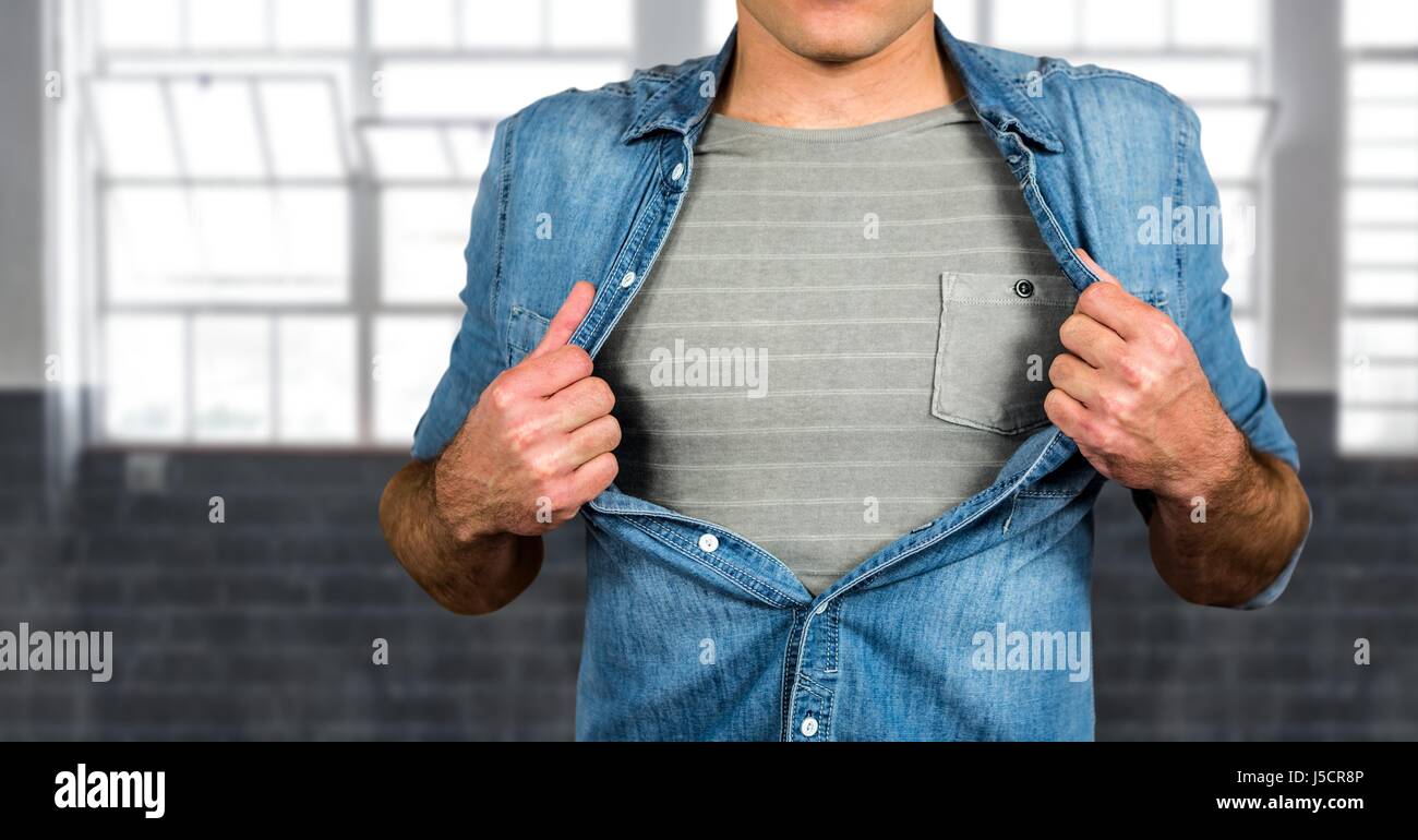 Tearing Open Shirt High Resolution Stock Photography and Images - Alamy