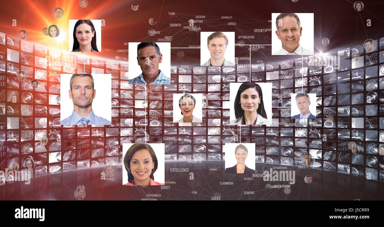 Animation icons people portraits computer hi-res stock photography and ...