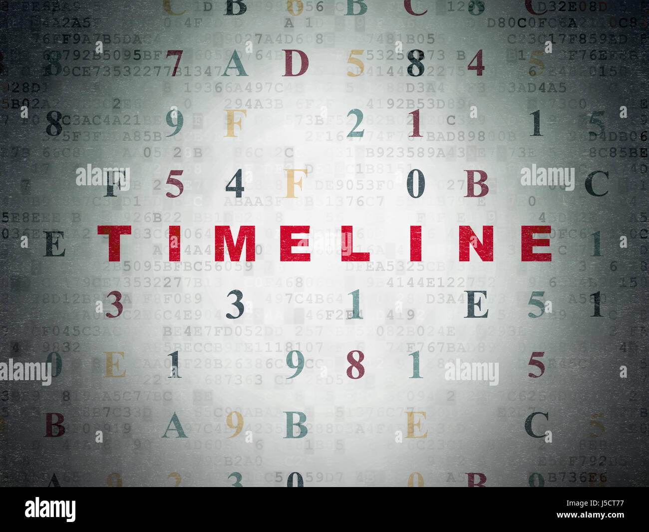 Timeline concept: Timeline on Digital Data Paper background Stock Photo ...