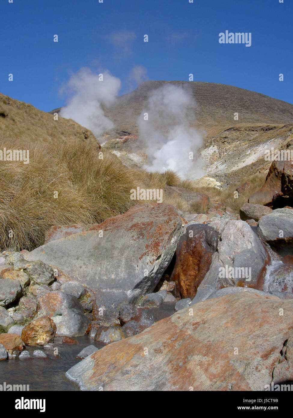 smoke smoking smokes fume national park summit steam rock new zealand ...