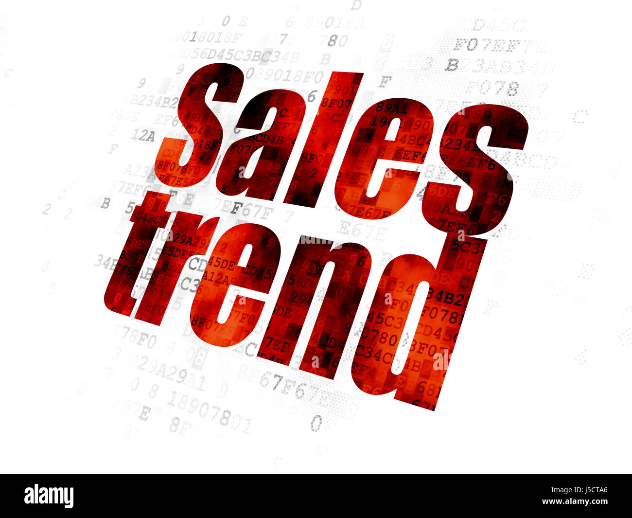 Marketing concept: Sales Trend on Digital background Stock Photo - Alamy