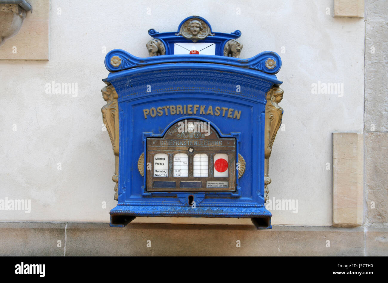 mailbox letter mail mailboxes post blue antique transport mailbox ...