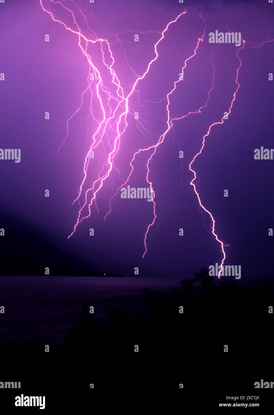 night nighttime energy power electricity electric power thunder-storm ...