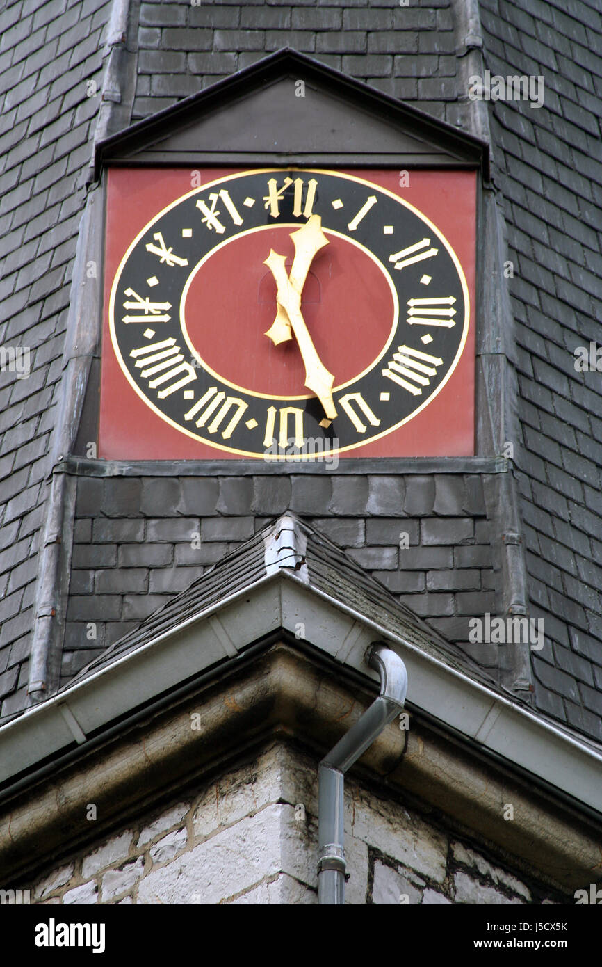 church clock pointer time steeple daytime clock tower numerics shingles ...