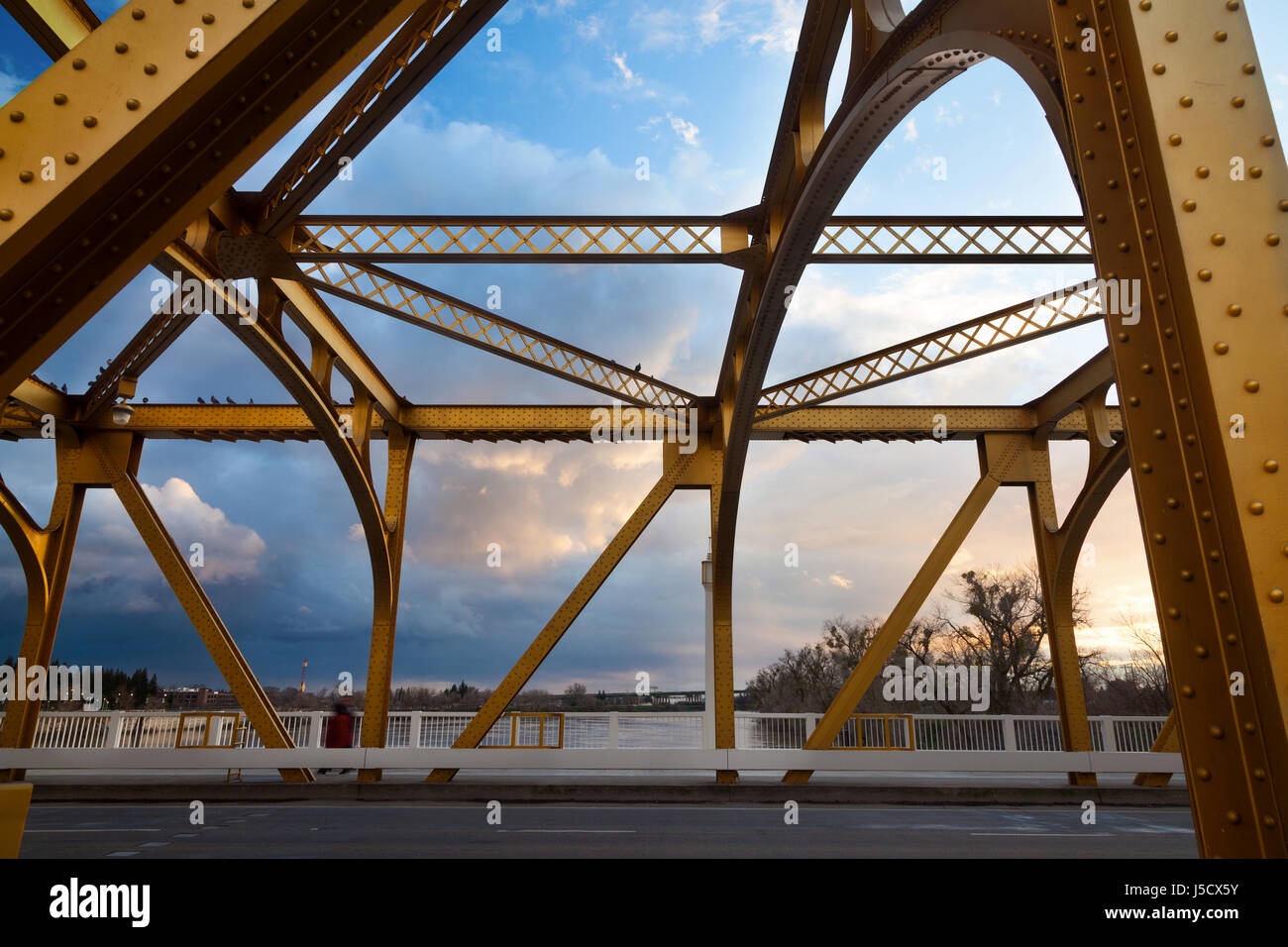 The Old Sacramento Bridge Stock Photo - Alamy