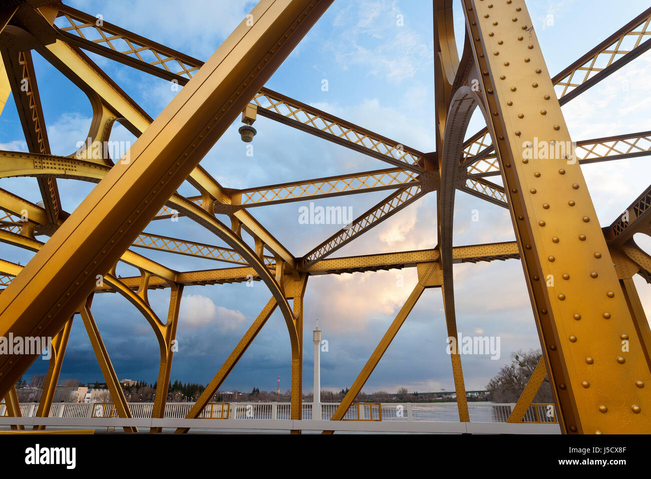 The Old Sacramento Bridge Stock Photo - Alamy