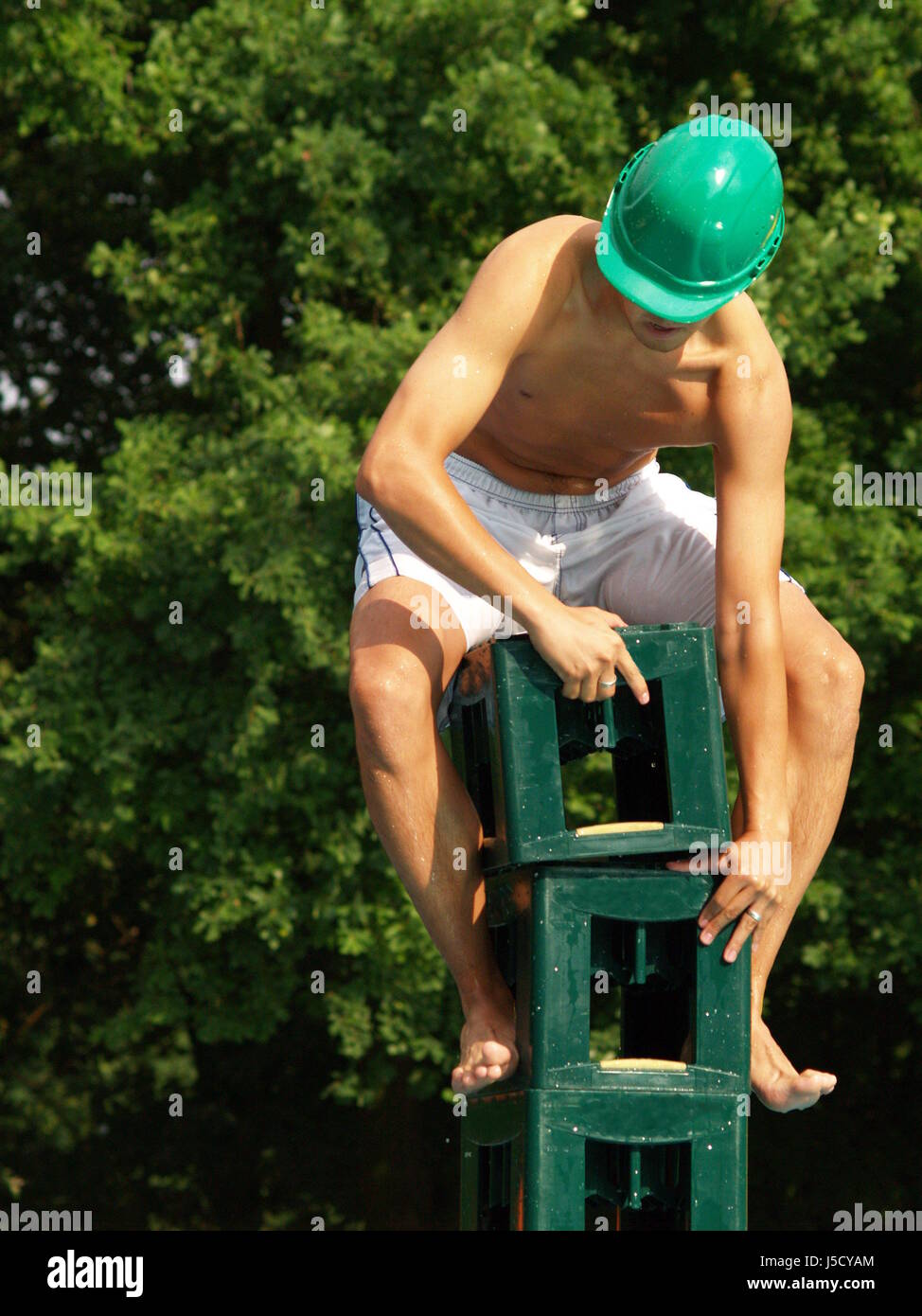 green beer helmet funny stack beer crate beer crates man fun ...