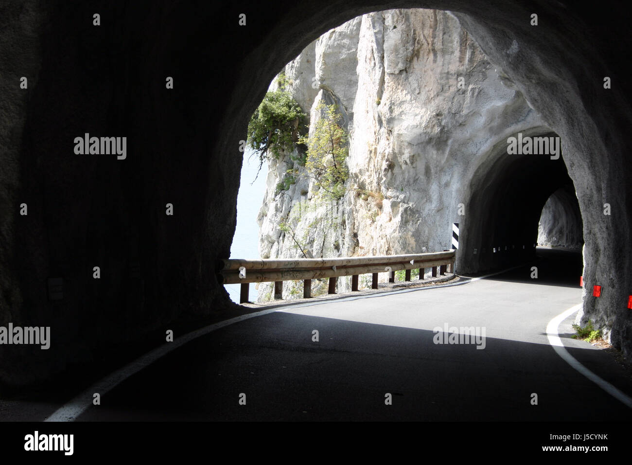 Tremosine tunnel hi-res stock photography and images - Alamy