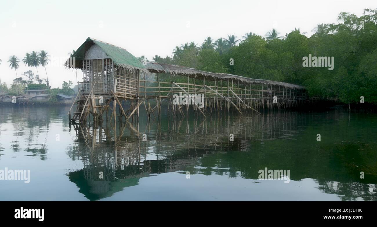 Bridge over the water, Puntalinao, Davao Oriental A crudely built ...