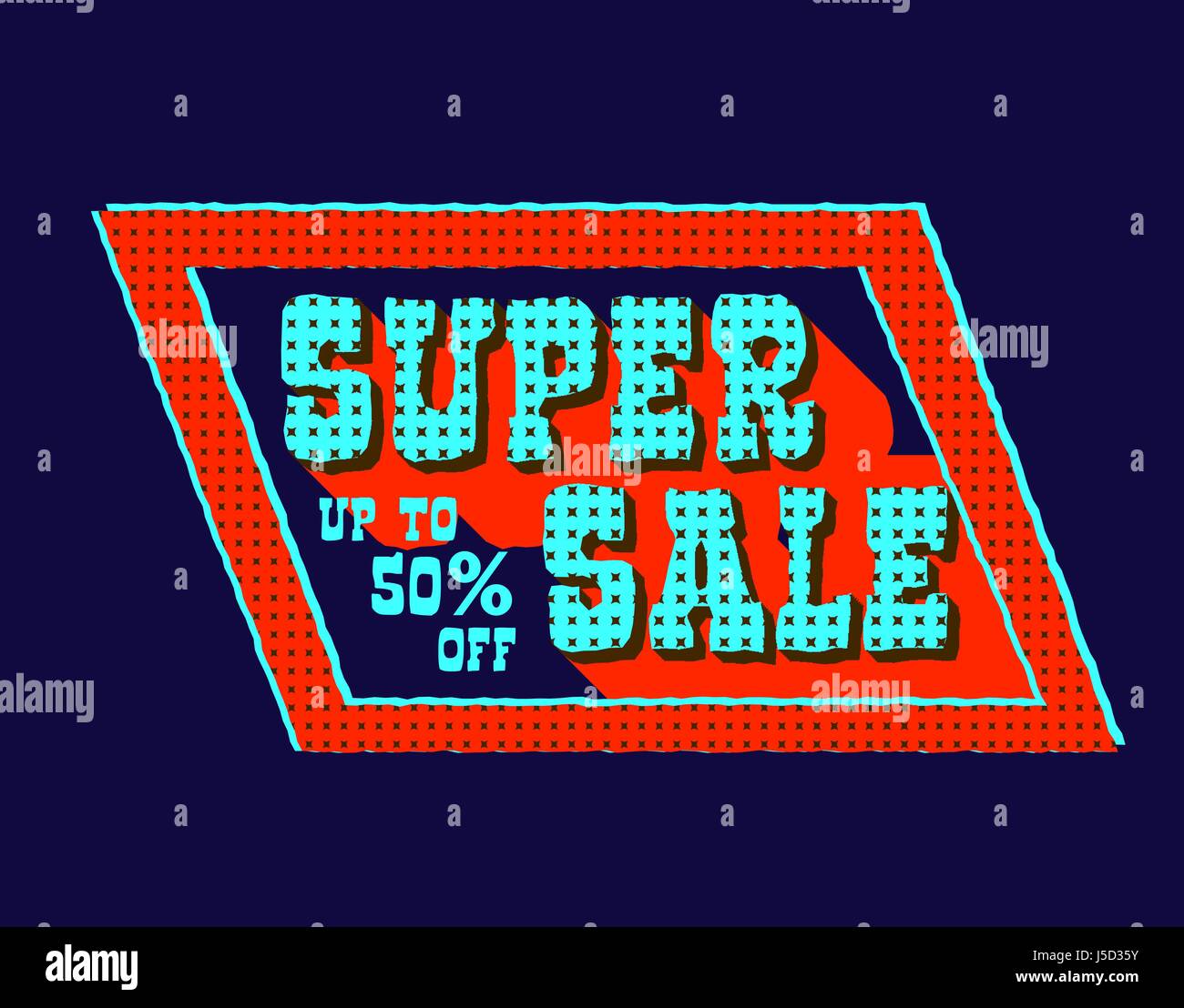 Super sale colorful signboard Stock Vector Image & Art - Alamy