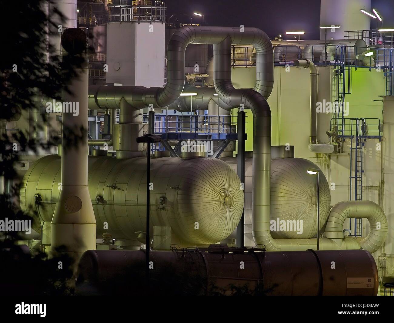 industry green night photograph night photography iron lamps work ...