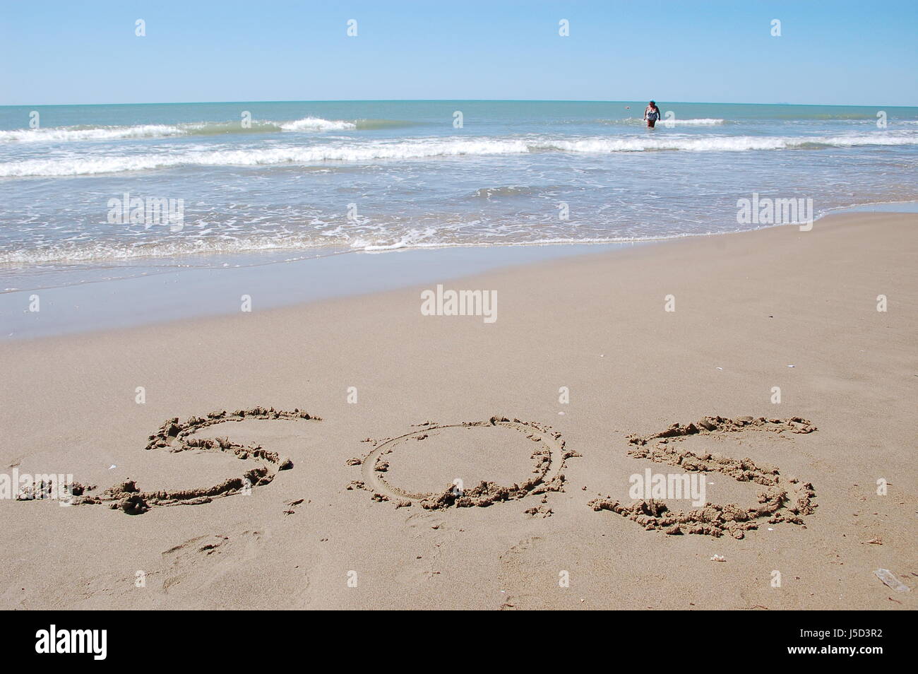 sos save me Stock Photo - Alamy