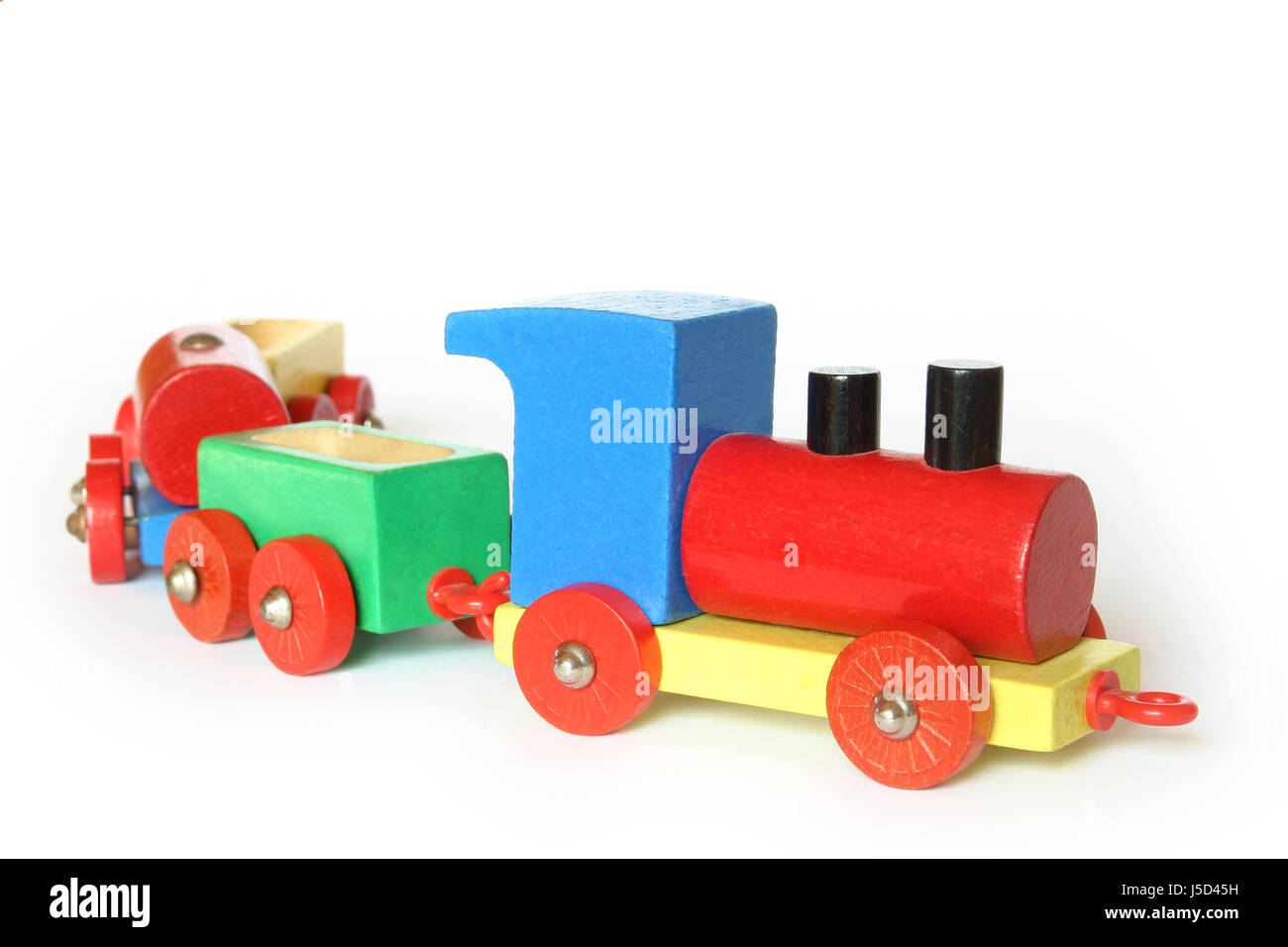kids wooden train Stock Photo - Alamy