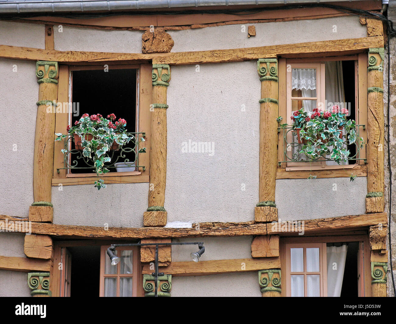 window porthole dormer window pane france brittany windows building ...