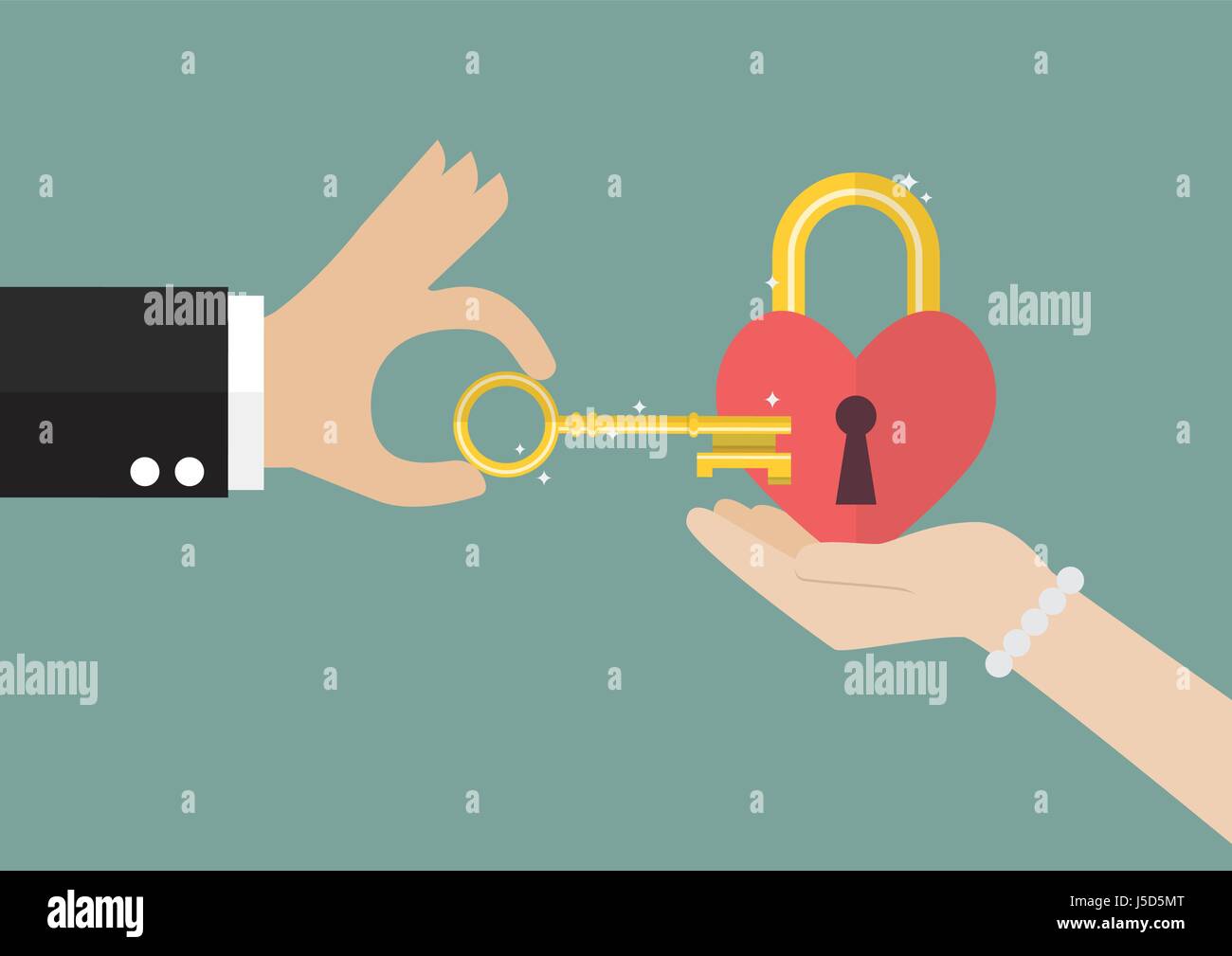 Open relationship illustration hi-res stock photography and images - Alamy