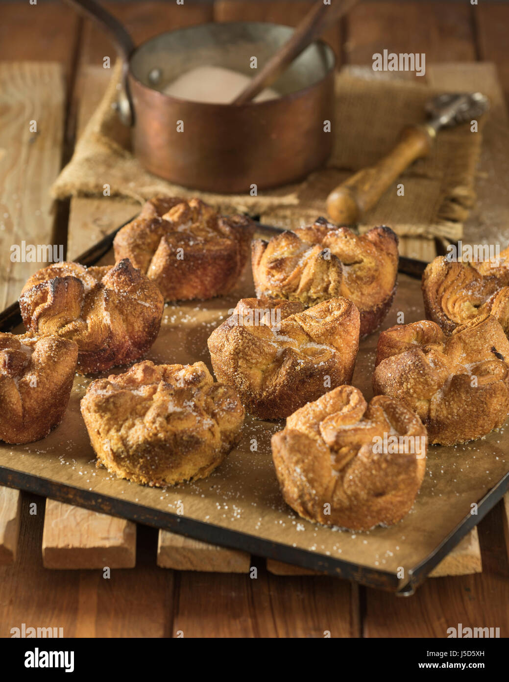 Kouign amann. Breton pastries. France Food Stock Photo - Alamy