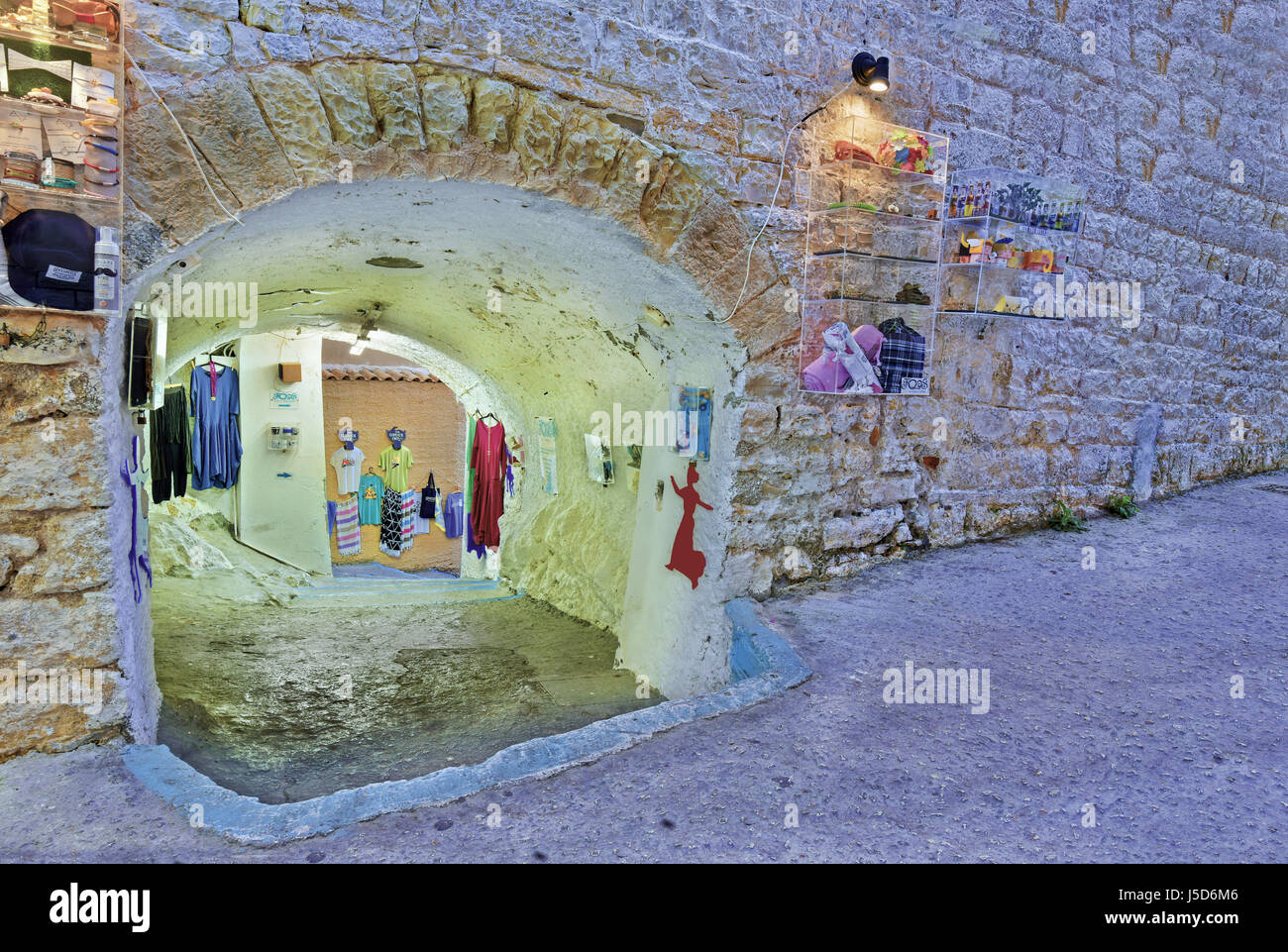 Details from the medieval old town of Parga, in the Ionian coastline ...