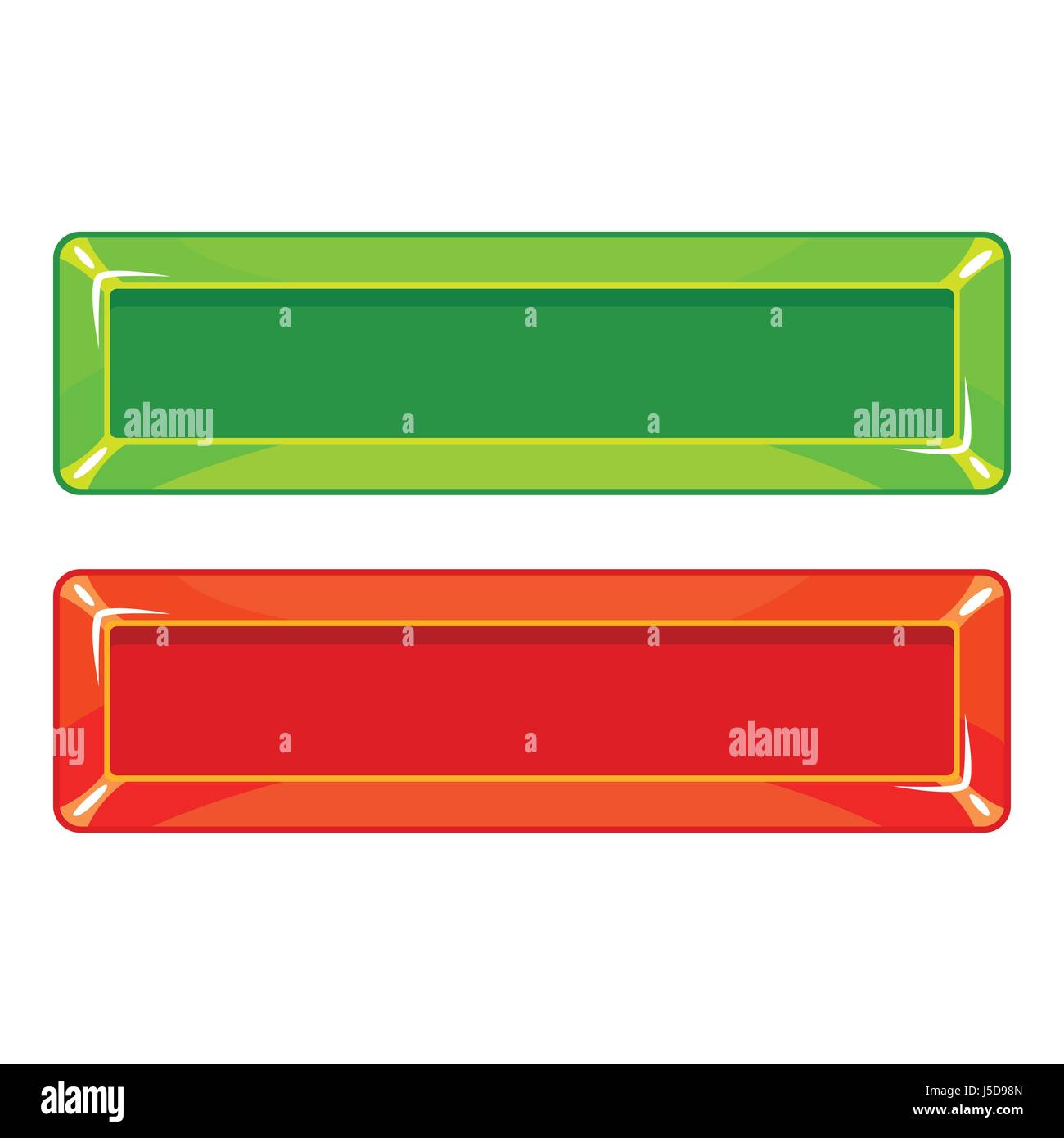 Two long buttons icon. Cartoon illustration of two long buttons vector ...