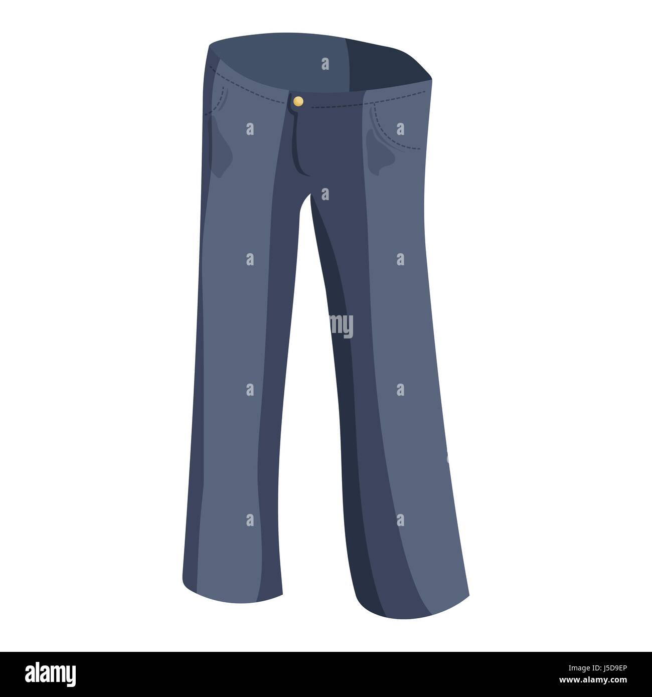 Jeans icon. Cartoon illustration of jeans vector icon for web Stock ...