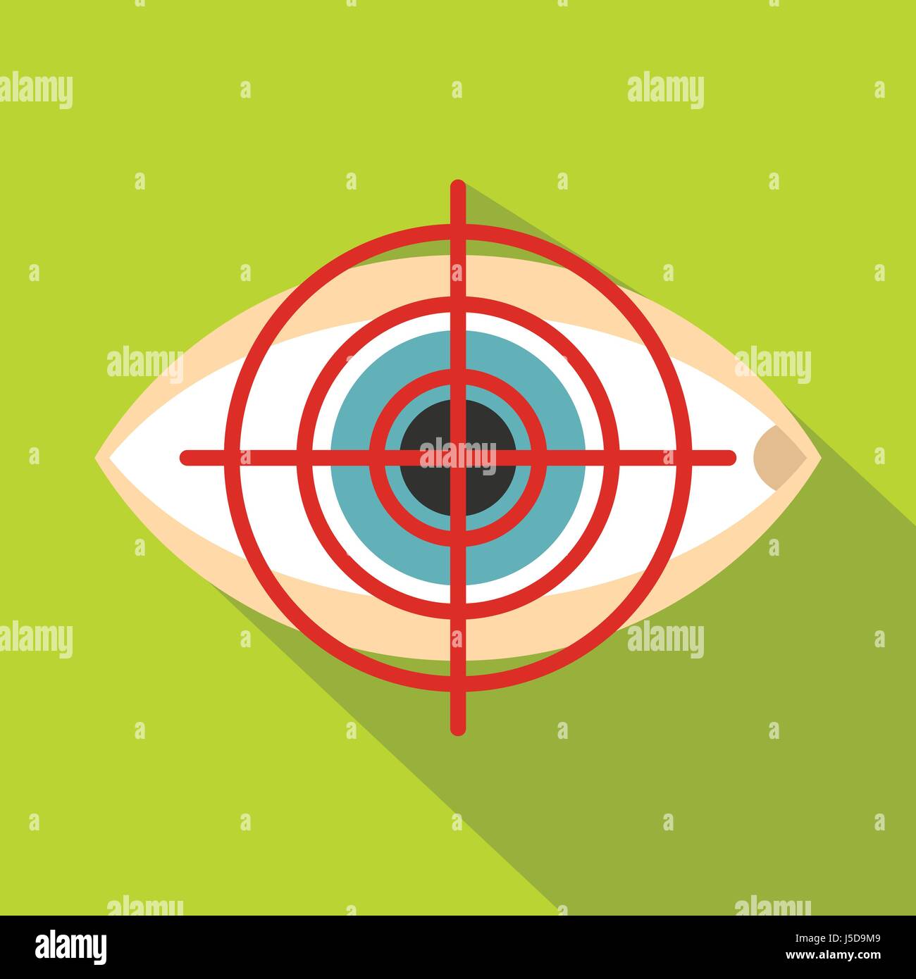 Optician icon. Flat illustration of optician vector icon for web Stock ...