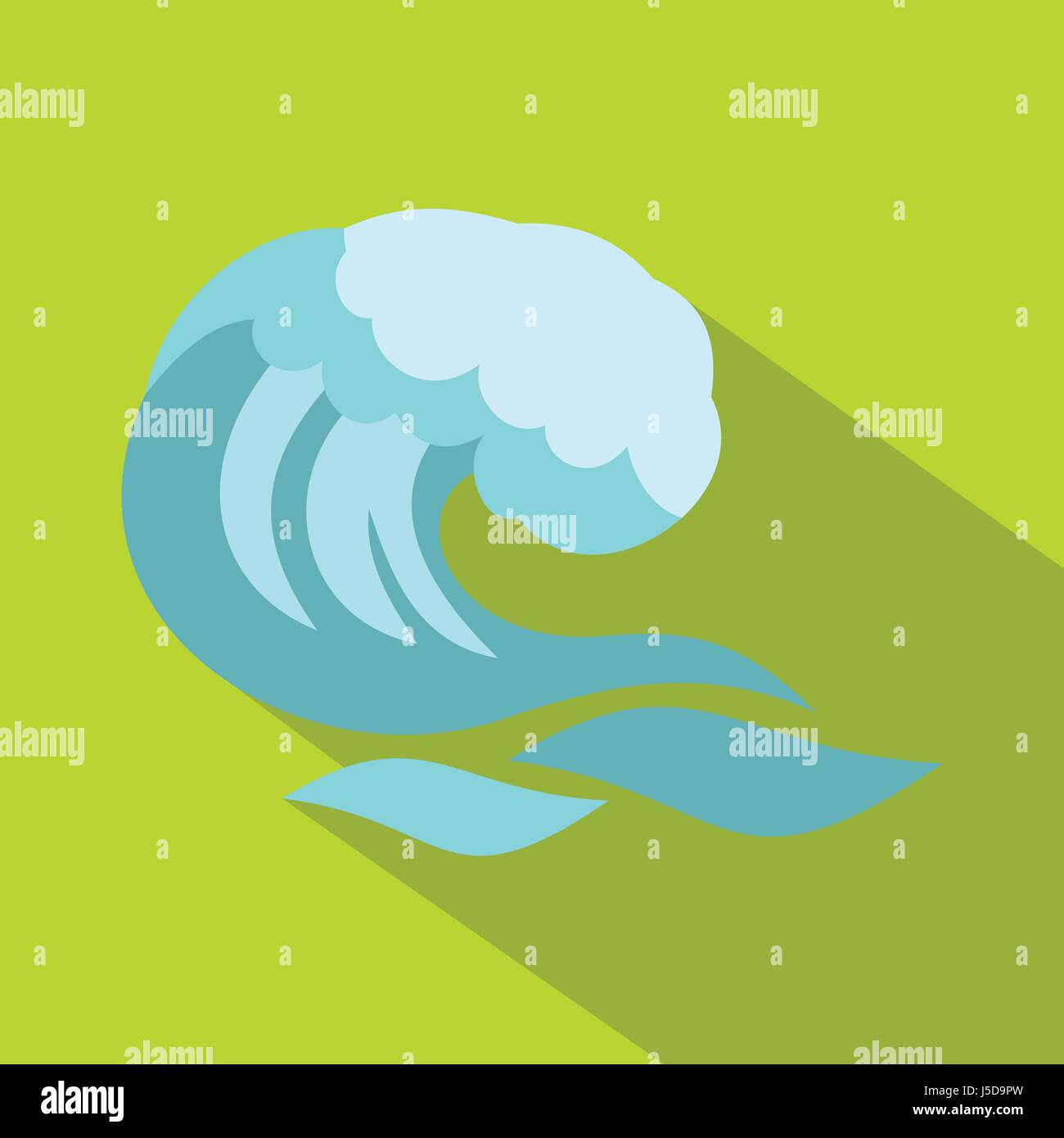 Big wave icon. Cartoon illustration of big wave vector icon for web ...