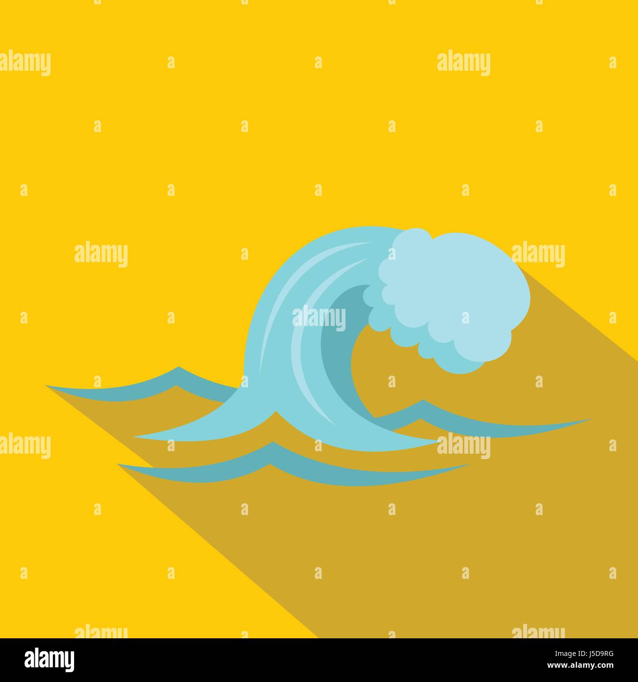 Small wave icon. Cartoon illustration of small wave vector icon for web ...