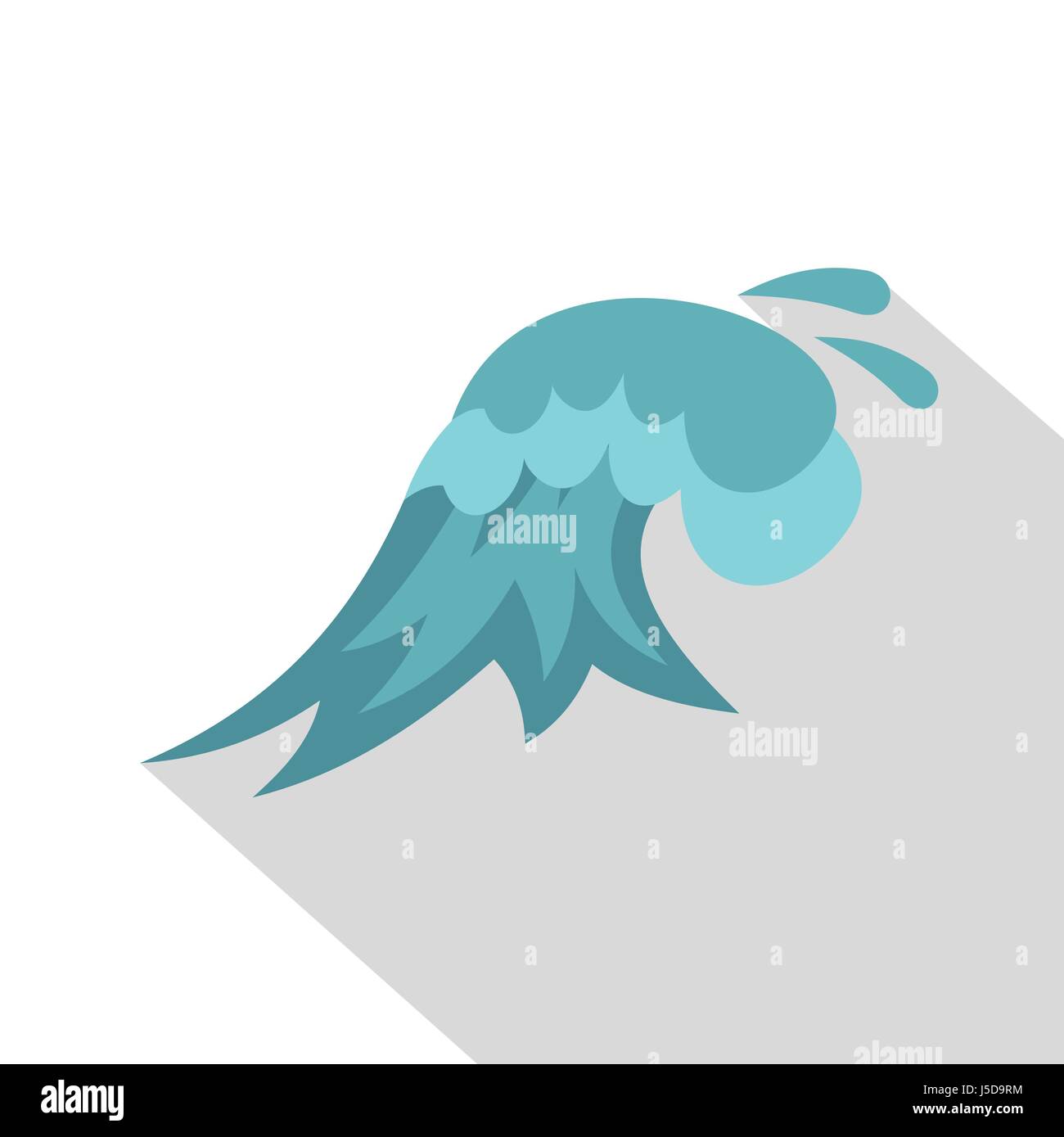 Clear wave icon. Cartoon illustration of clear wave vector icon for web ...