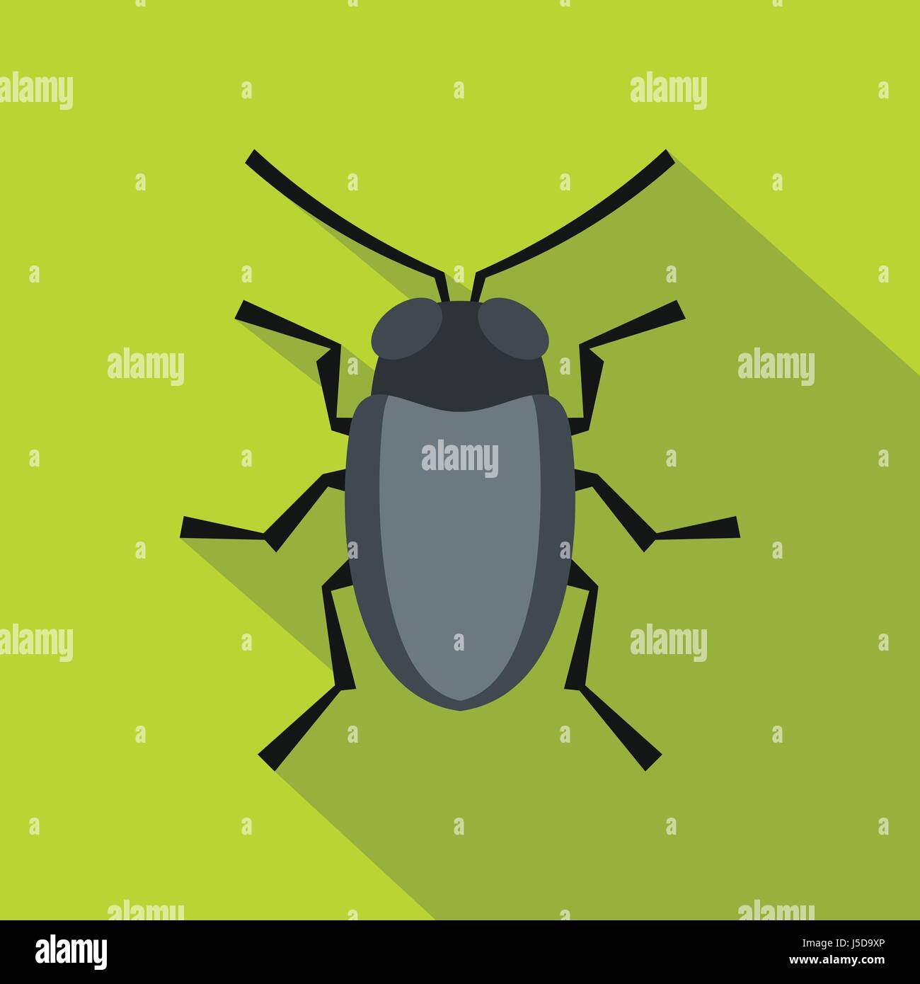 Small bug icon. Flat illustration of small bug vector icon for web ...