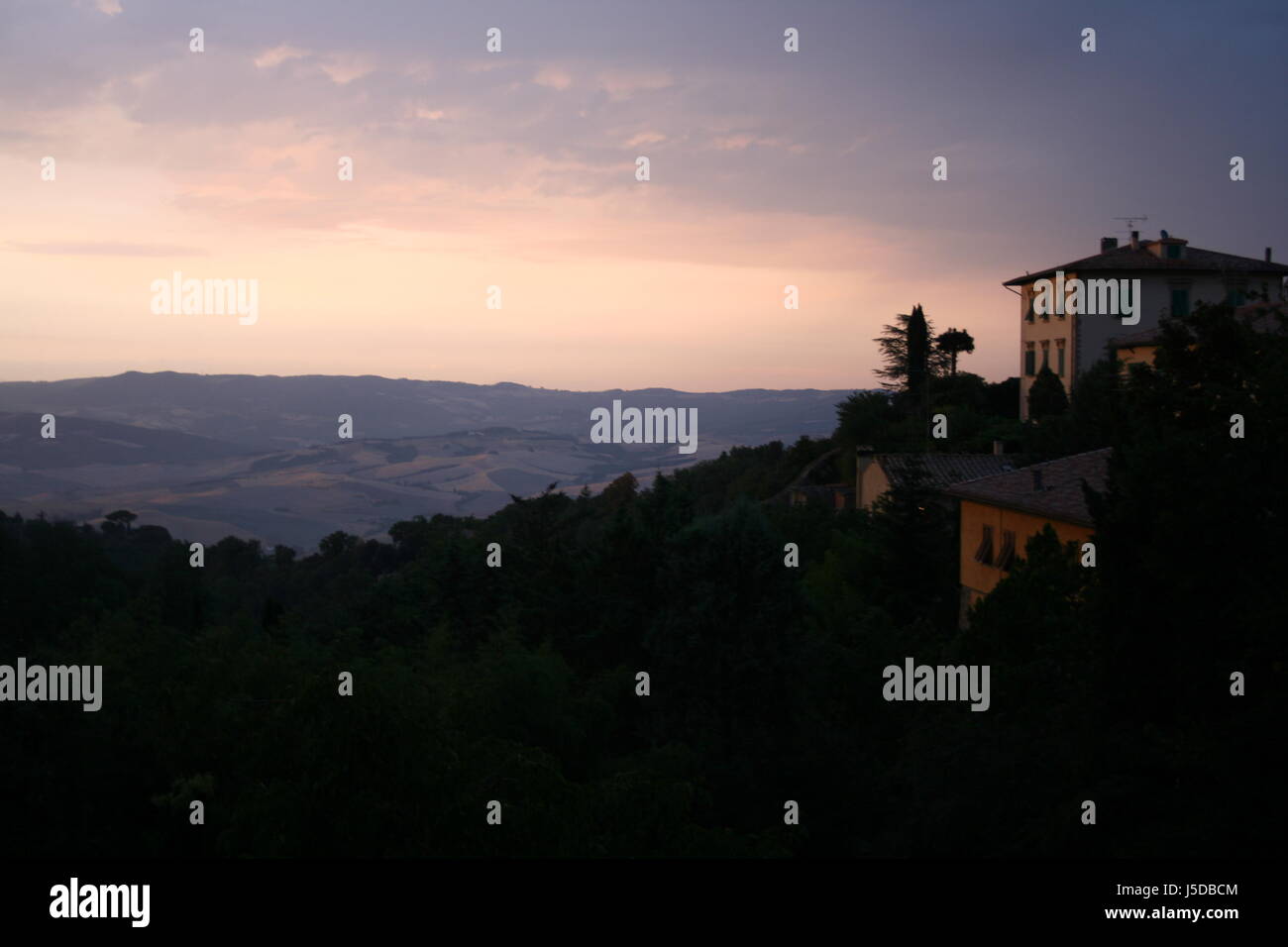 night nighttime sunset evening tuscany toscana twilight horizon night ...