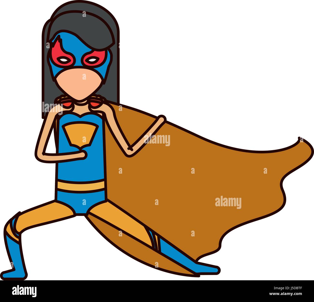 Defensive character Stock Vector Images - Alamy