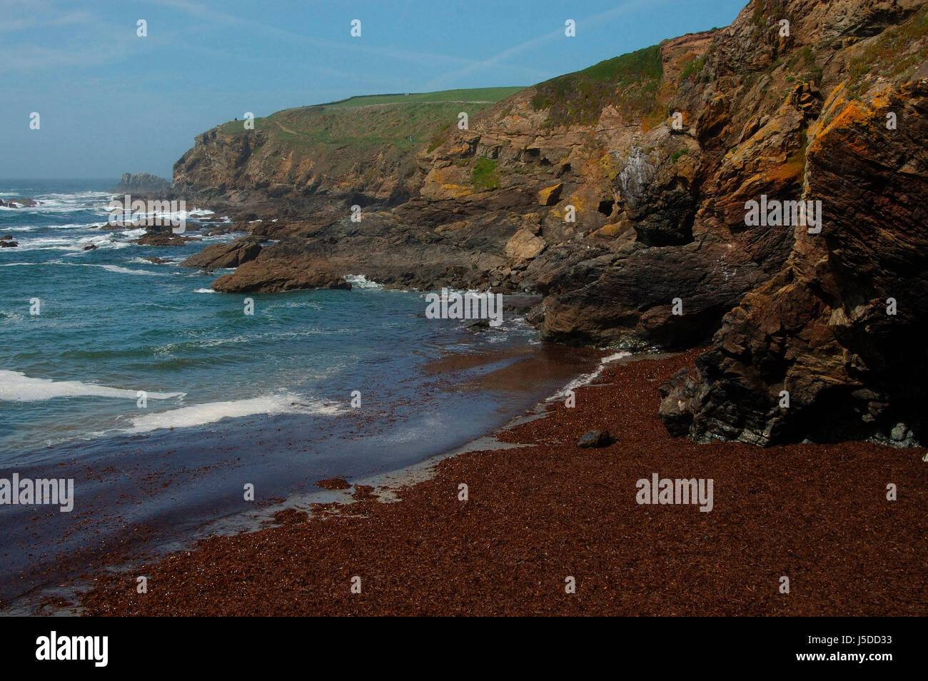waves rock atlantic ocean salt water sea ocean water england surf crags ...