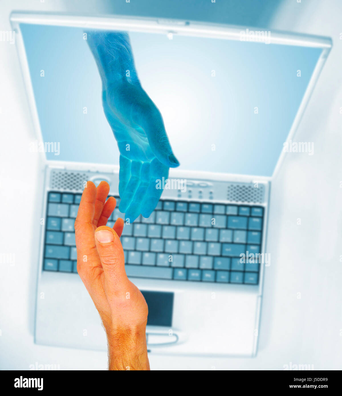 office laptop notebook computers computer hand hands handshake service ...