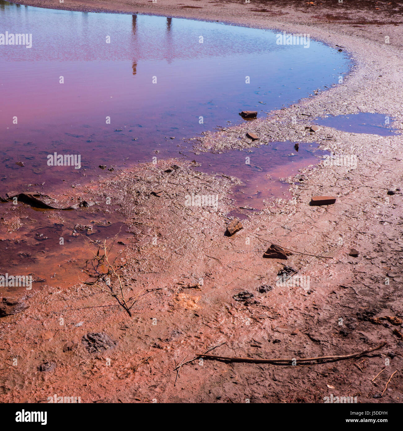 Soil and water in the reservoir of industrial mine water discharge ...