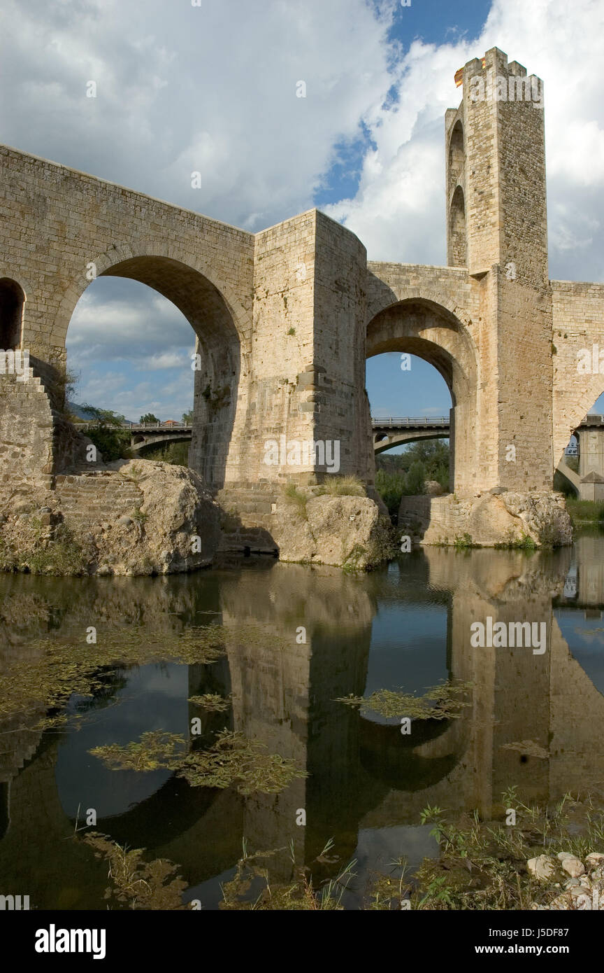 tower city town stone bridge arc goal passage gate archgway gantry rock ...