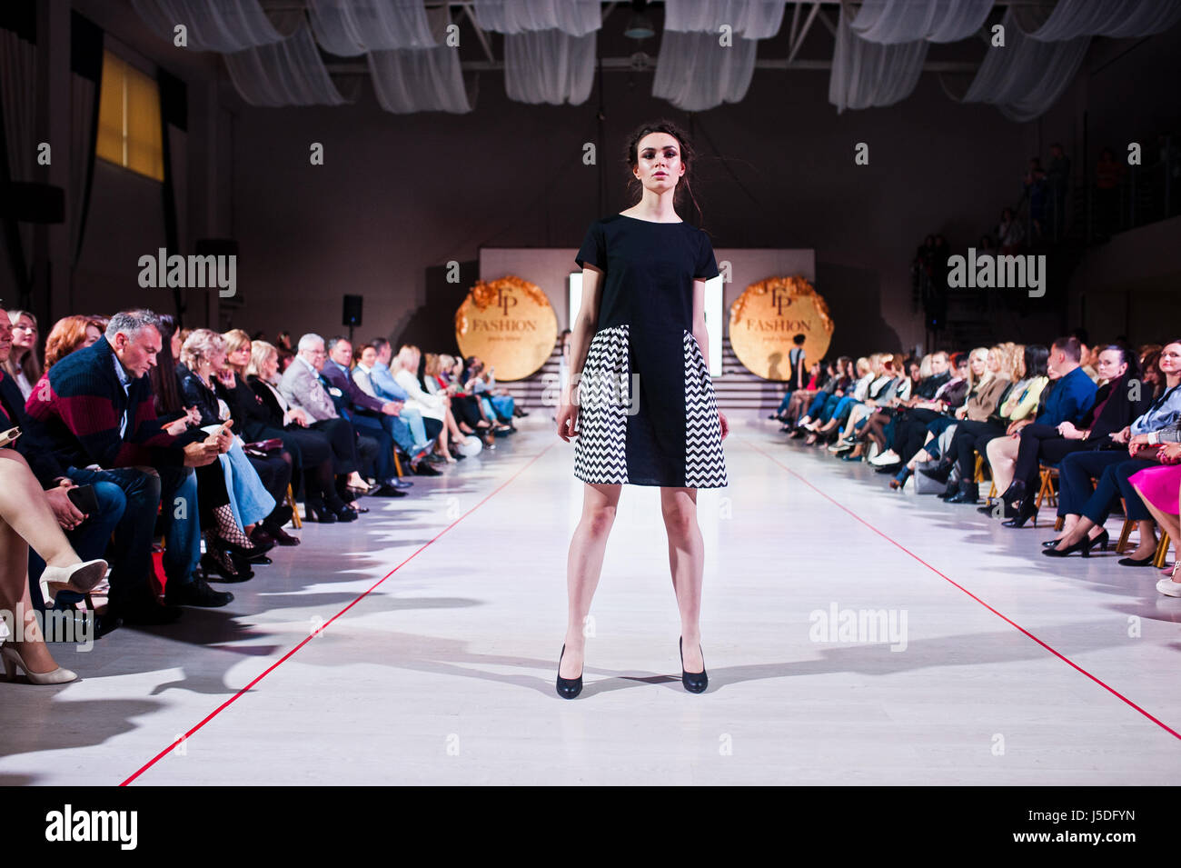 Ternopil, Ukraine - May 12, 2017: Fashion models wearing clothes ...