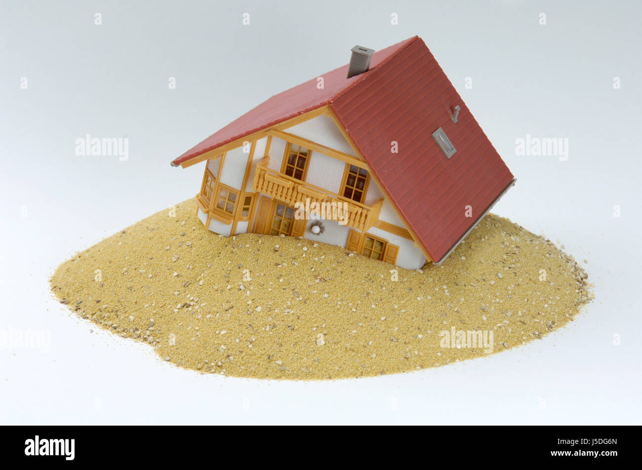 built on sand Stock Photo - Alamy