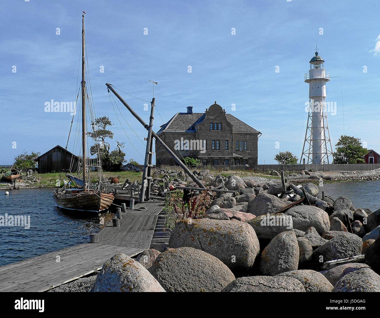 lighthouse (4) hgby land Stock Photo - Alamy