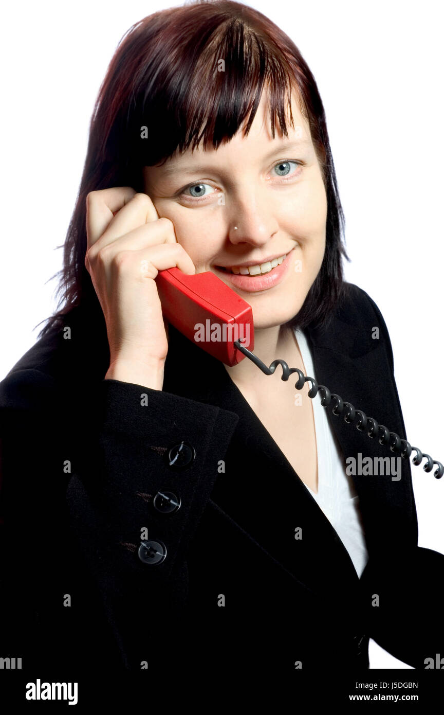 on the phone Stock Photo - Alamy