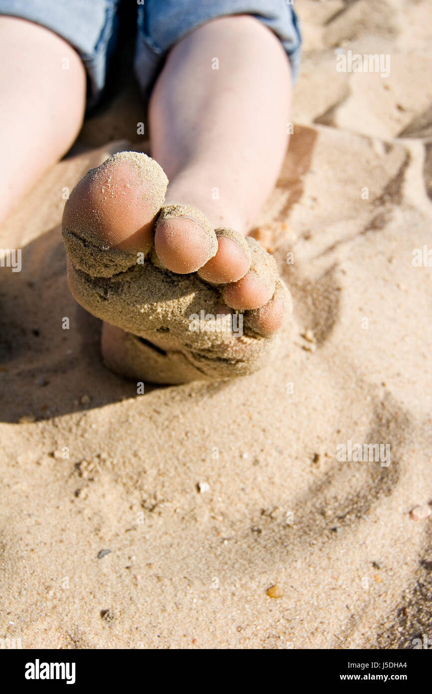 barefoot in the sand Stock Photo - Alamy