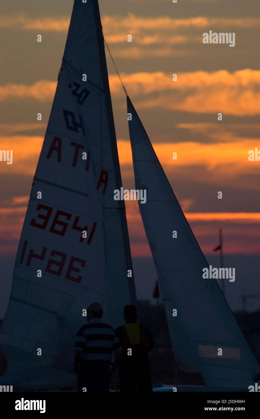 night nighttime sail loneliness sailing ship sailing boat sailboat ...