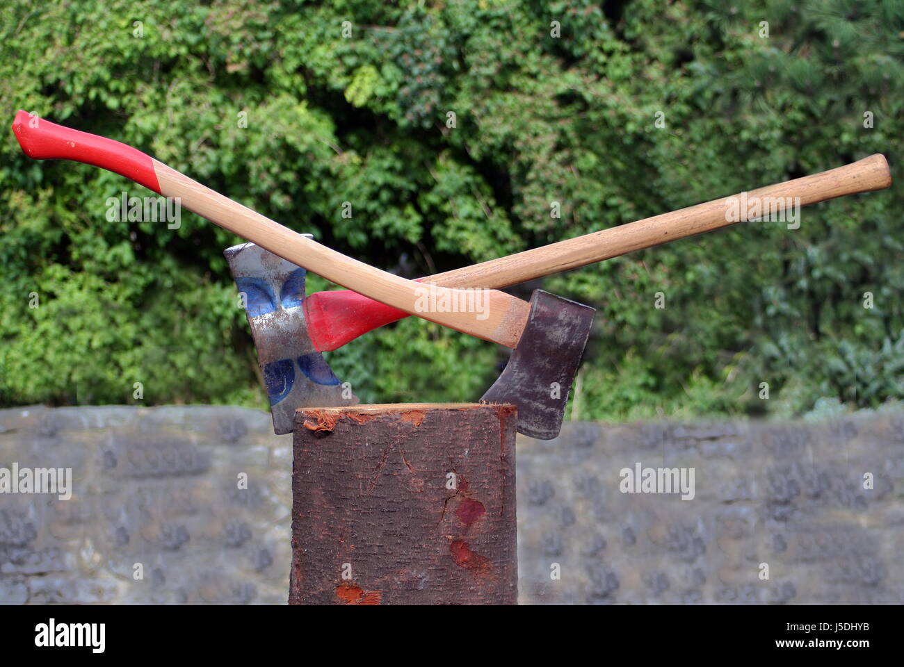 wood drop split stack lumberman tear down block of wood forestry ...