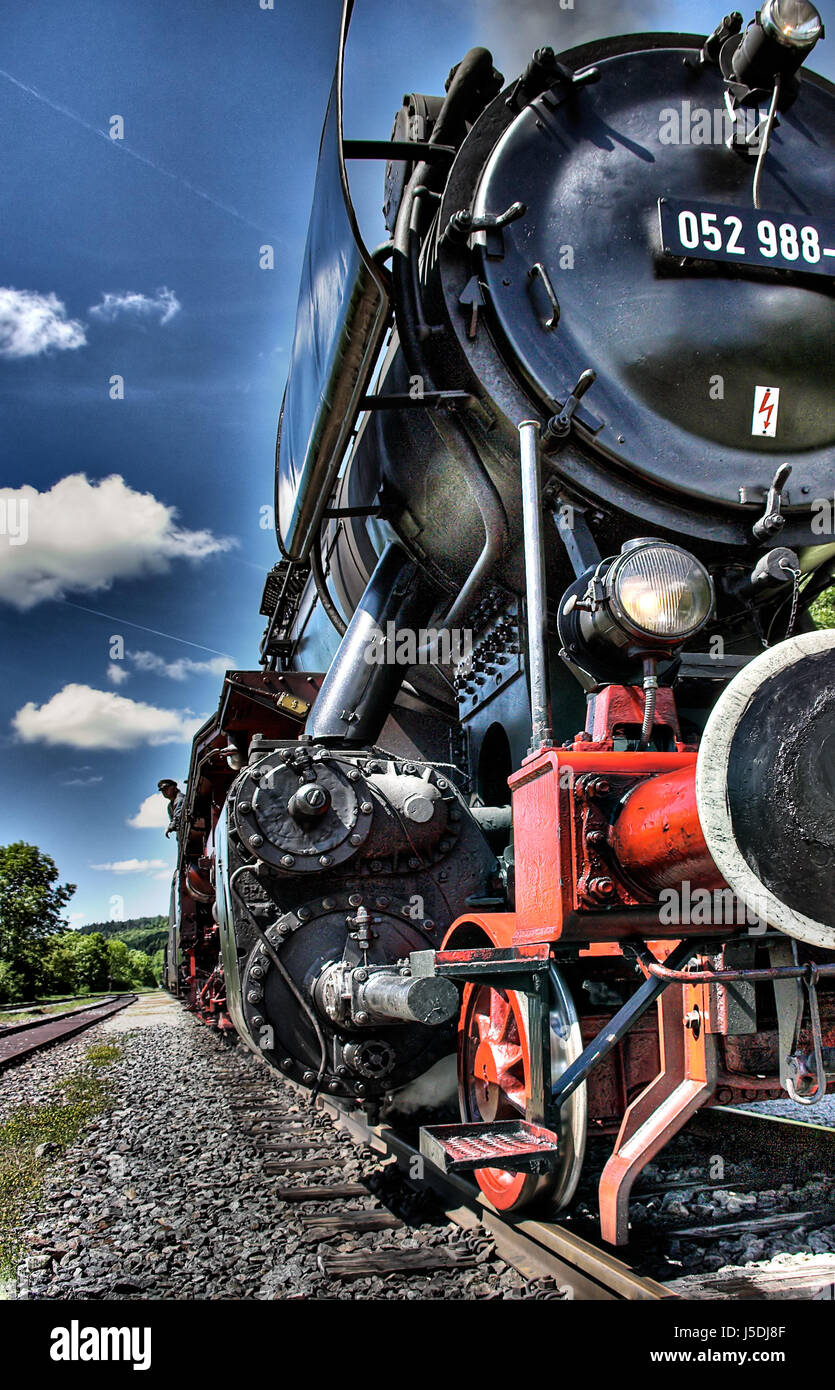 railway locomotive train engine rolling stock vehicle means of travel ...