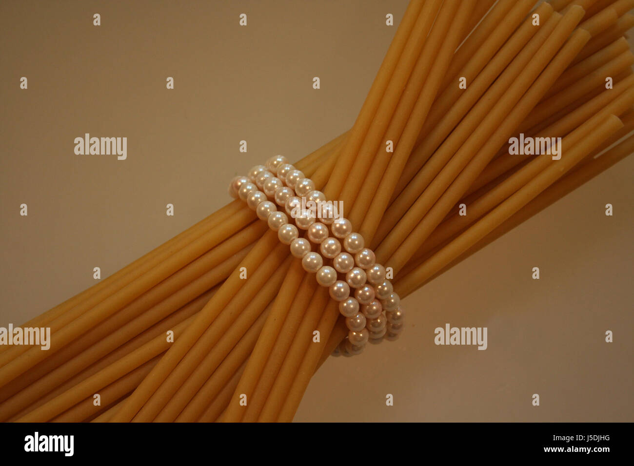 pasta with pearls Stock Photo - Alamy