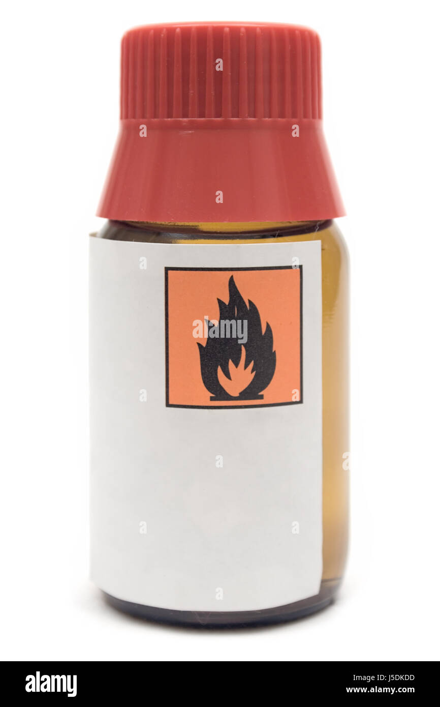 Liquid warning packaging label hi-res stock photography and images - Alamy